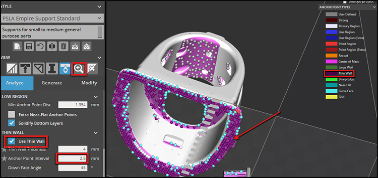 PSLA 270 Best Practices 3D Sprint Orientation / Supports Guides