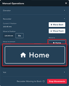 PSLA 270 Install Recoater Blade