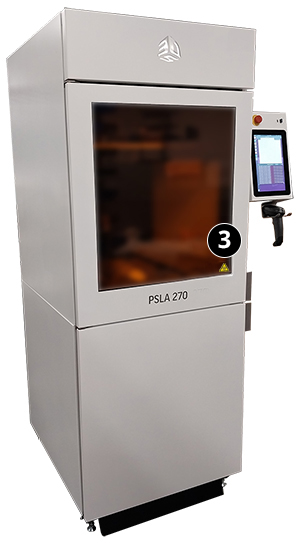 PSLA 270 Label Installation Diagram
