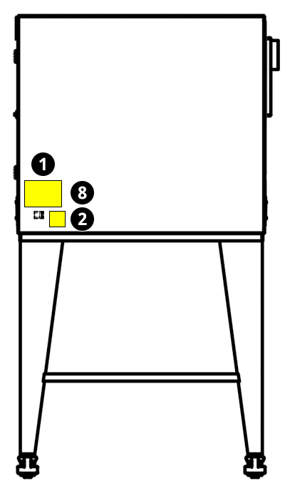 Cure 400 Label Installation Diagram