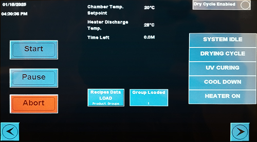 Cure 400 System Setup