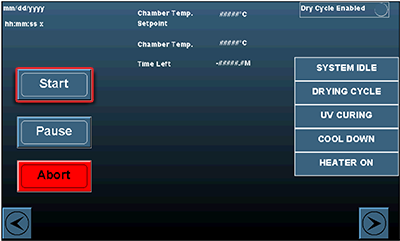 Cure 400 Cure a Printed Part