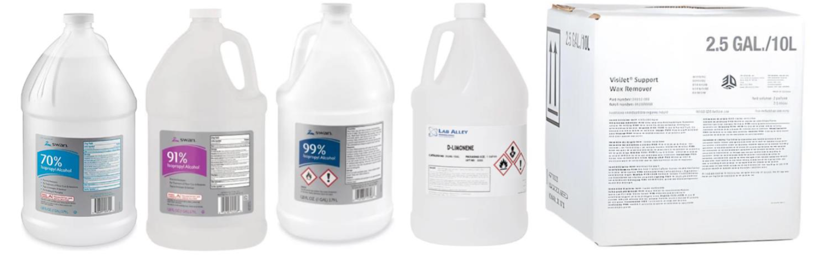 MJP 300W/300W Plus Methods and Solvents