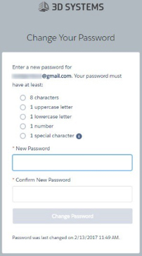 Create an Account in 3D Systems Customer Support Center