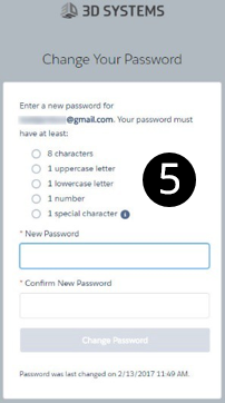 Create an Account in 3D Systems Customer Support Center
