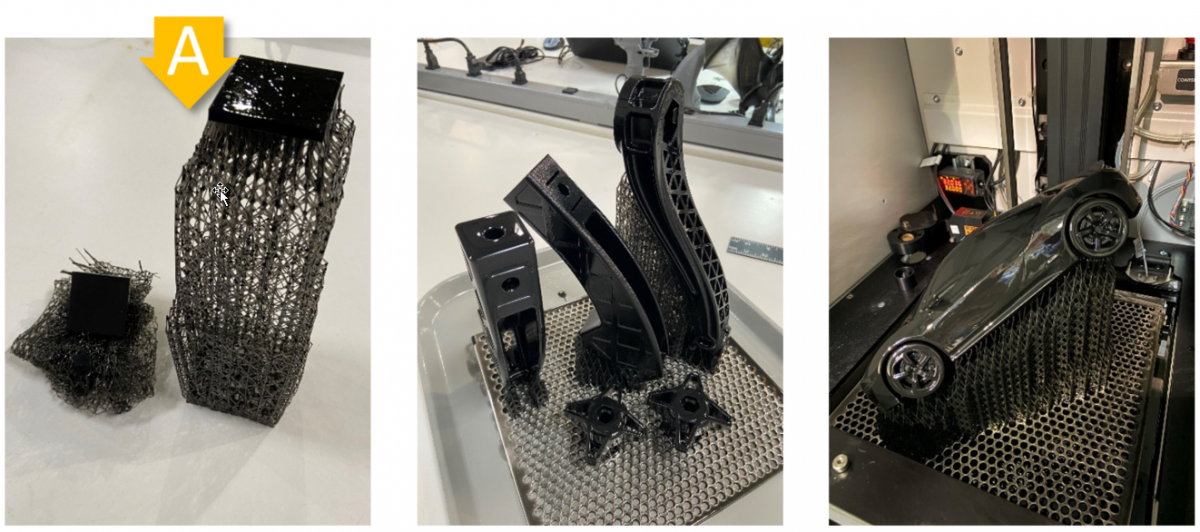 SLA Best Practices Accura AMX Rigid Black Supports