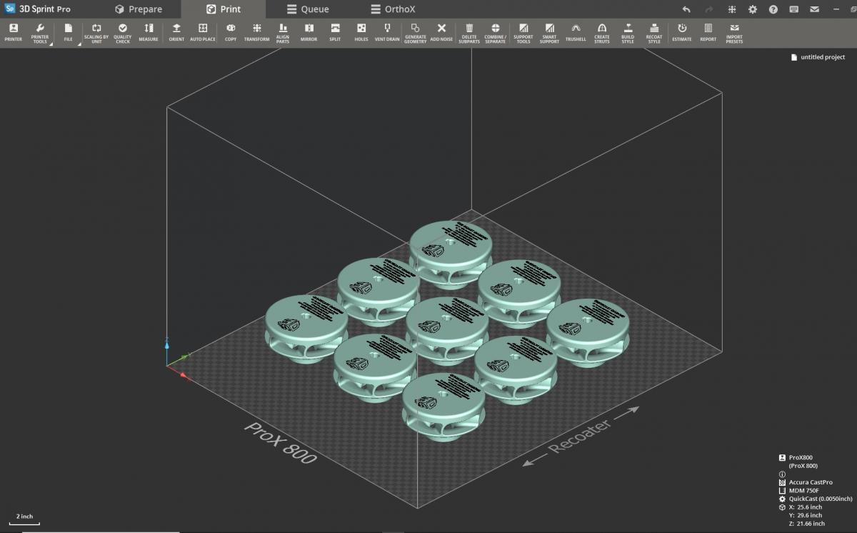 SLA Best Practices Quickcast Pattern Design Guide Build Orientation
