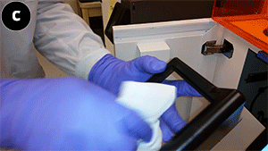 NextDent 5100 Clean-Replace the Catch Tray