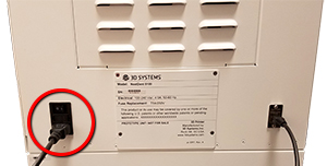 Figure 4 Standalone Turn Printer On
