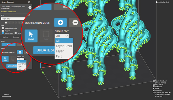 Semi-Auto Support Generation