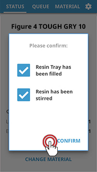 Add-Change Material and Scan Bottle