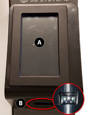 Figure 4 Standalone Touch Screen and QR-Code Scanner