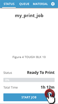 Figure 4 Standalone Start Printing
