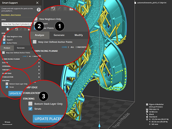 Figure 4 Standalone Semi-Auto Support Generation