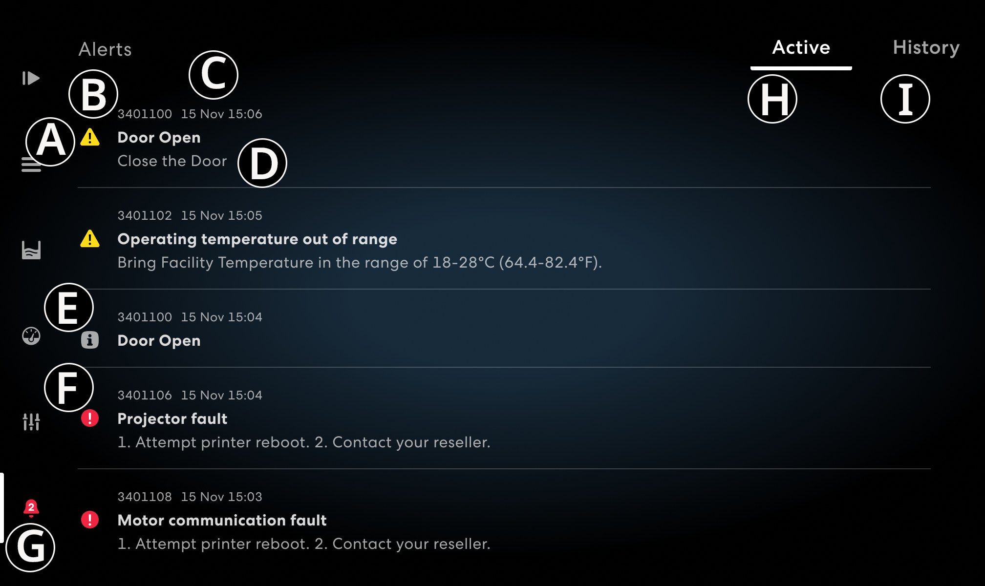Figure 4 135 Alerts Setting