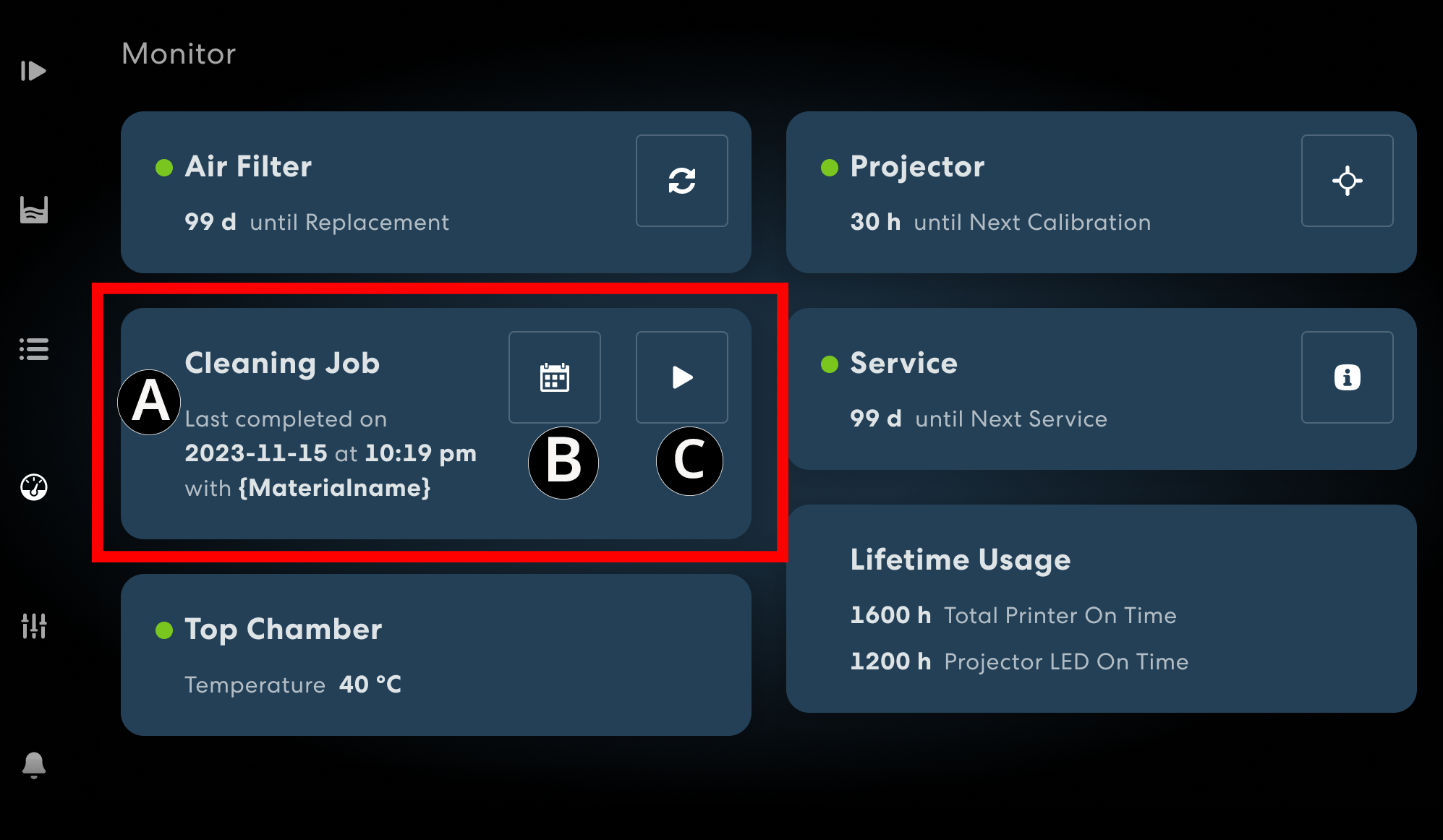 Figure 4 135 Cleaning Job