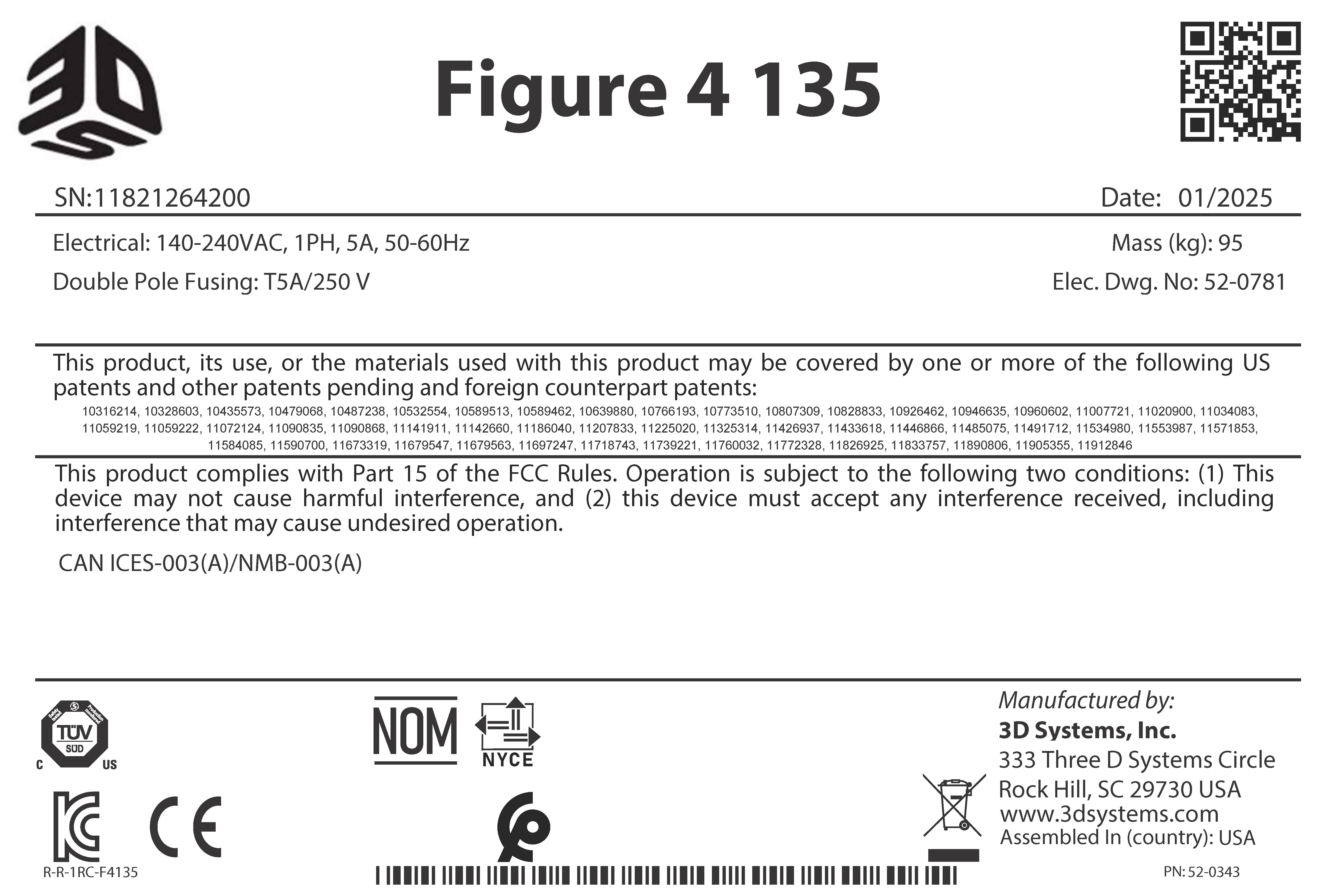 Label Installation Diagram
