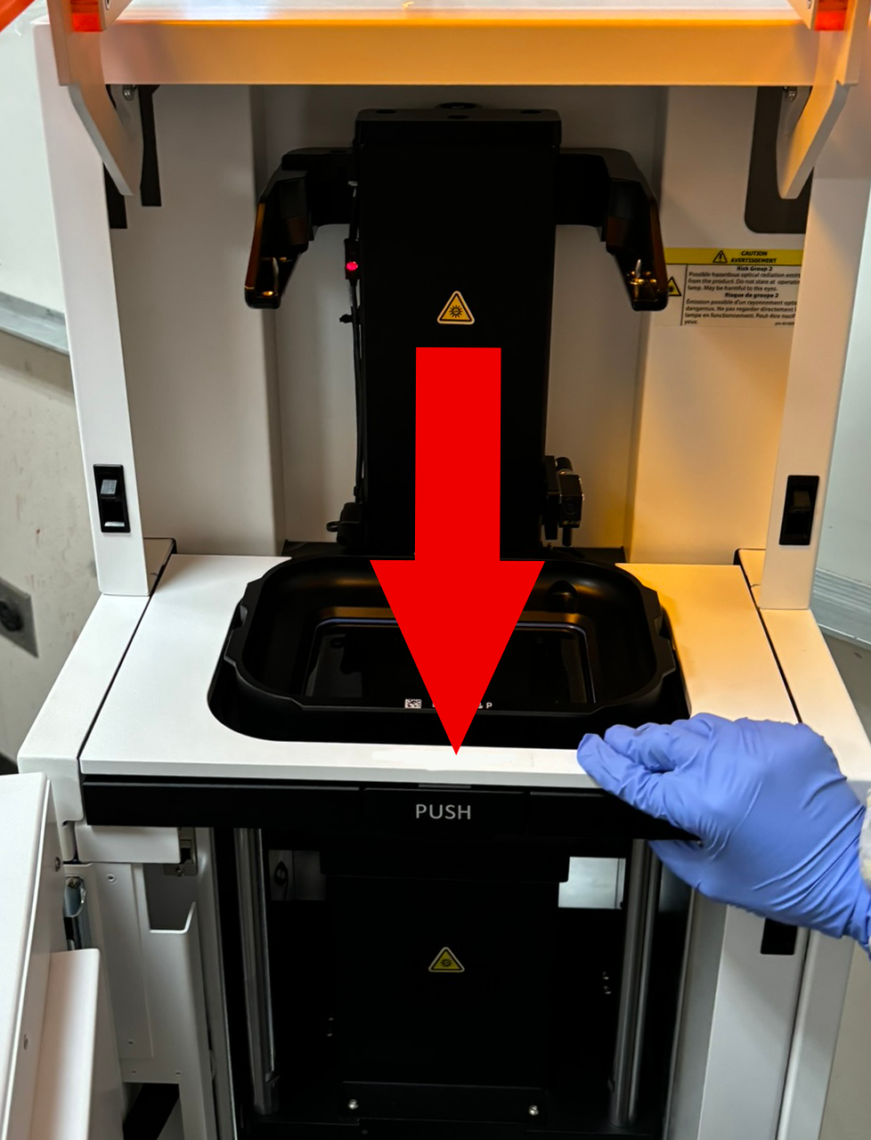 Figure 4 135 Install Resin Tray
