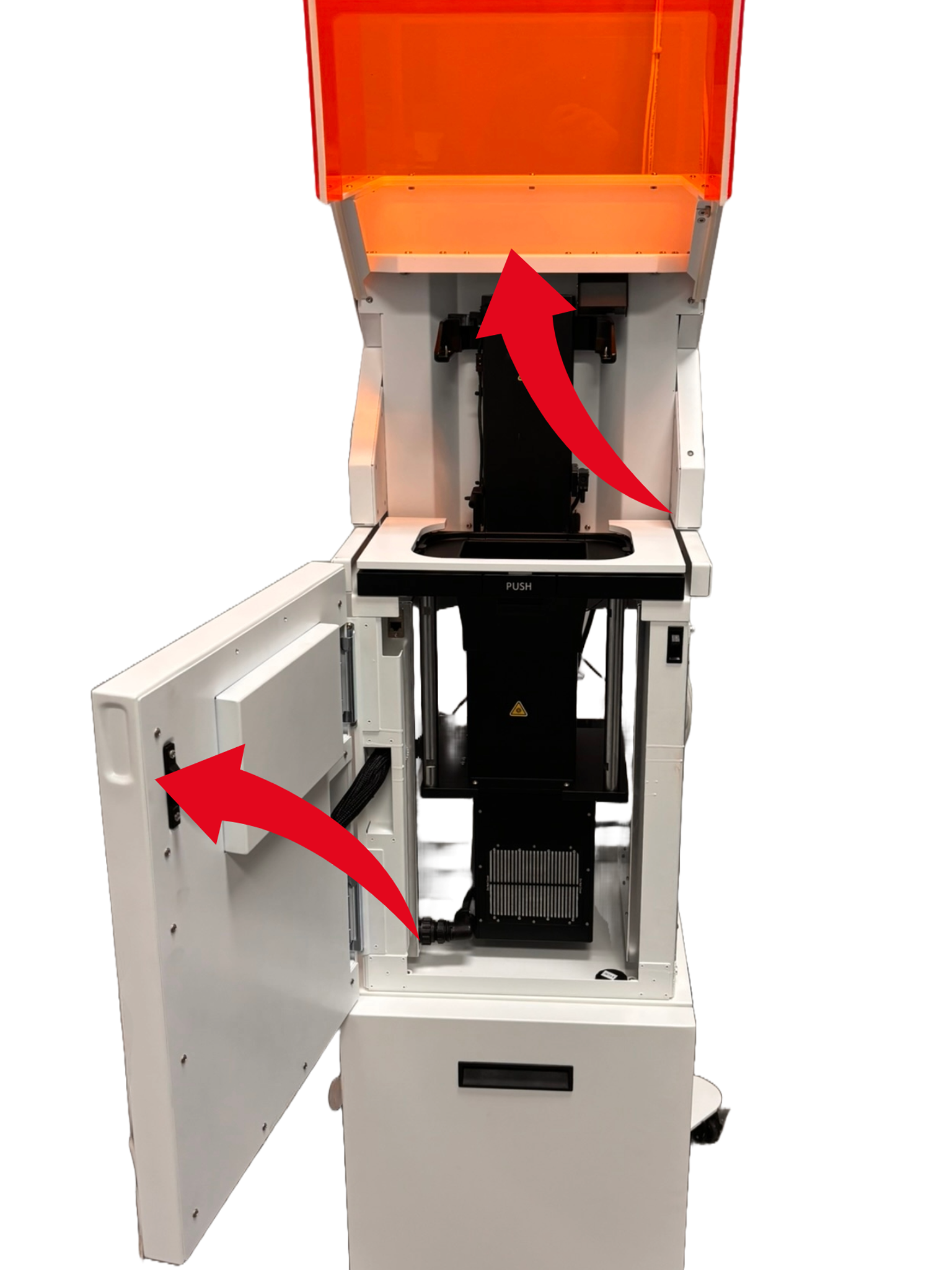 Install Resin Tray and Print Platform