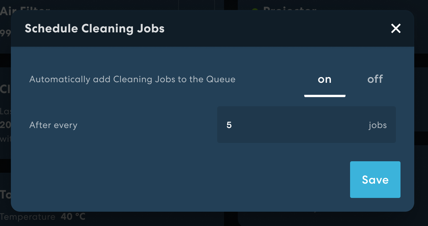 Figure 4 135 Cleaning Job