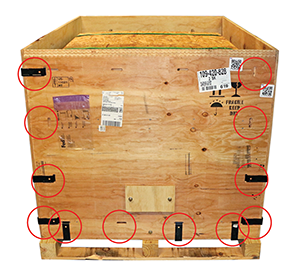 SLA 750 Uncrating the SLA Vat