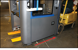 SLA 750 Uncrating the Printer