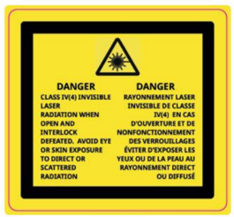 SLA 750 Label Installation Diagram