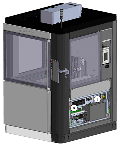 SLA 750 Label Installation Diagram