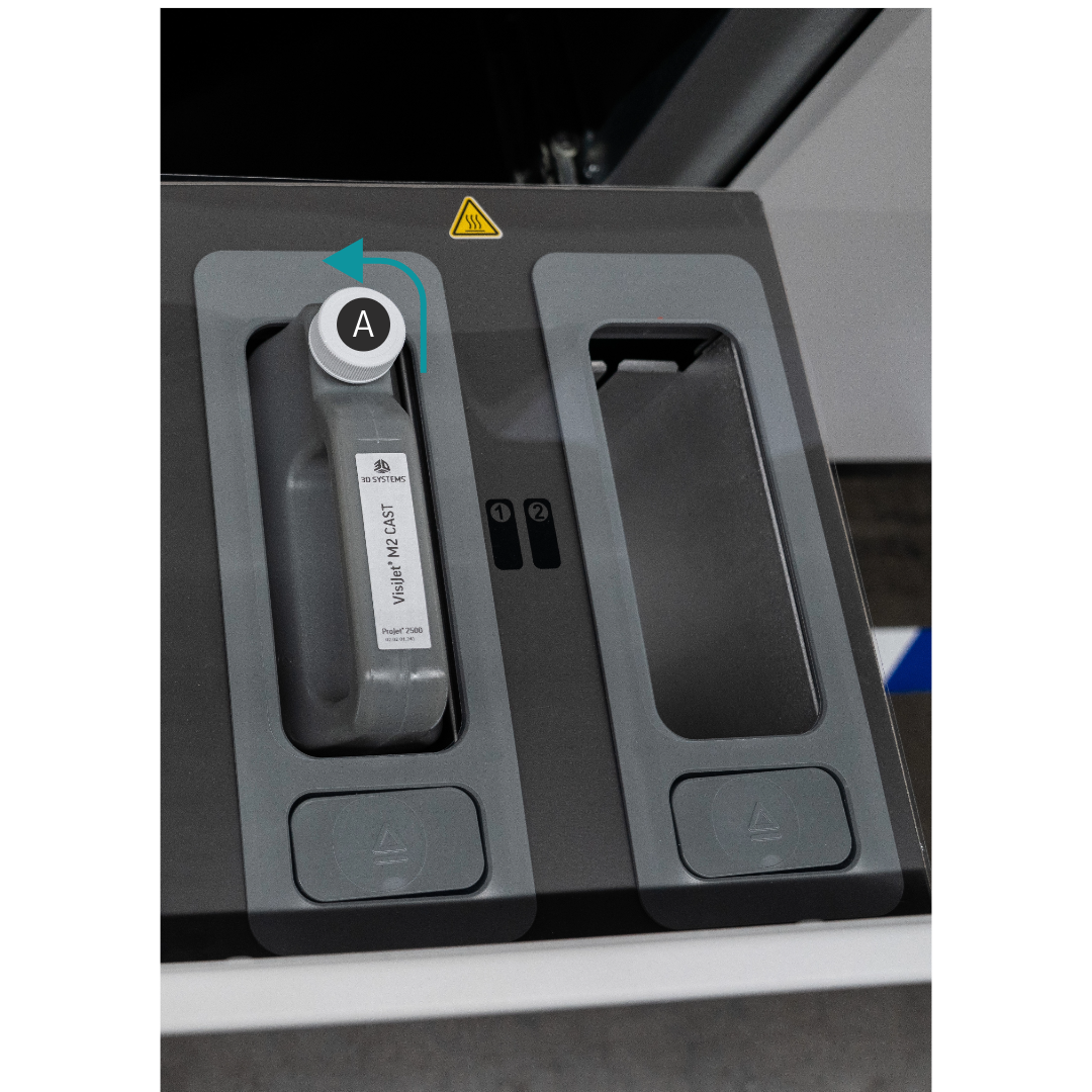 MJP 300W/300W Plus Material Cartridge Removal and Installation