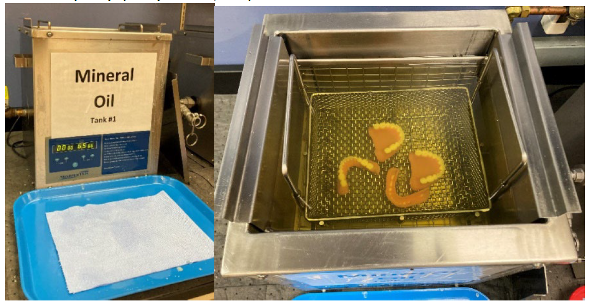 NextDent 300 Support Wax Removal