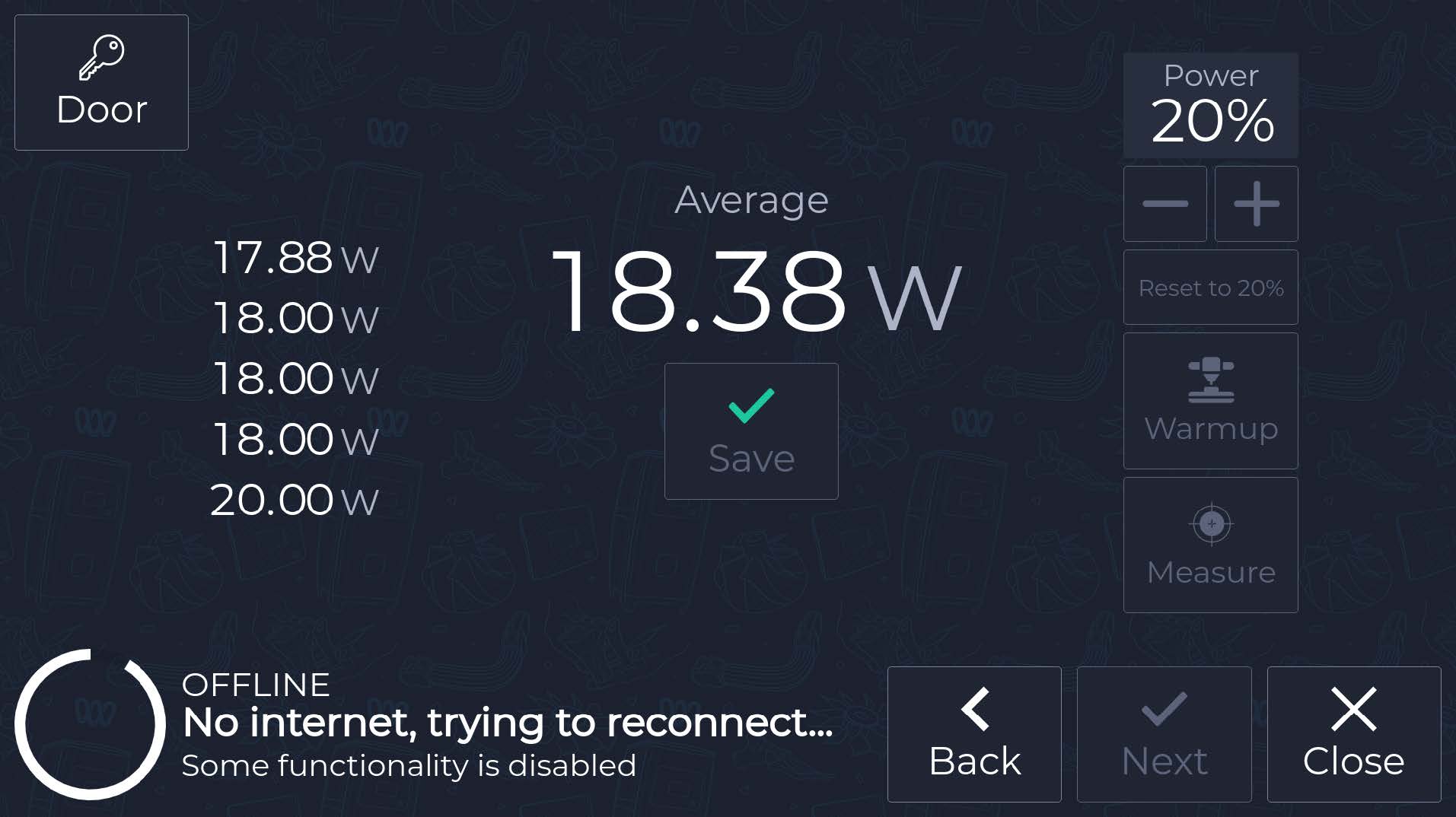 In Case of Connection Issues