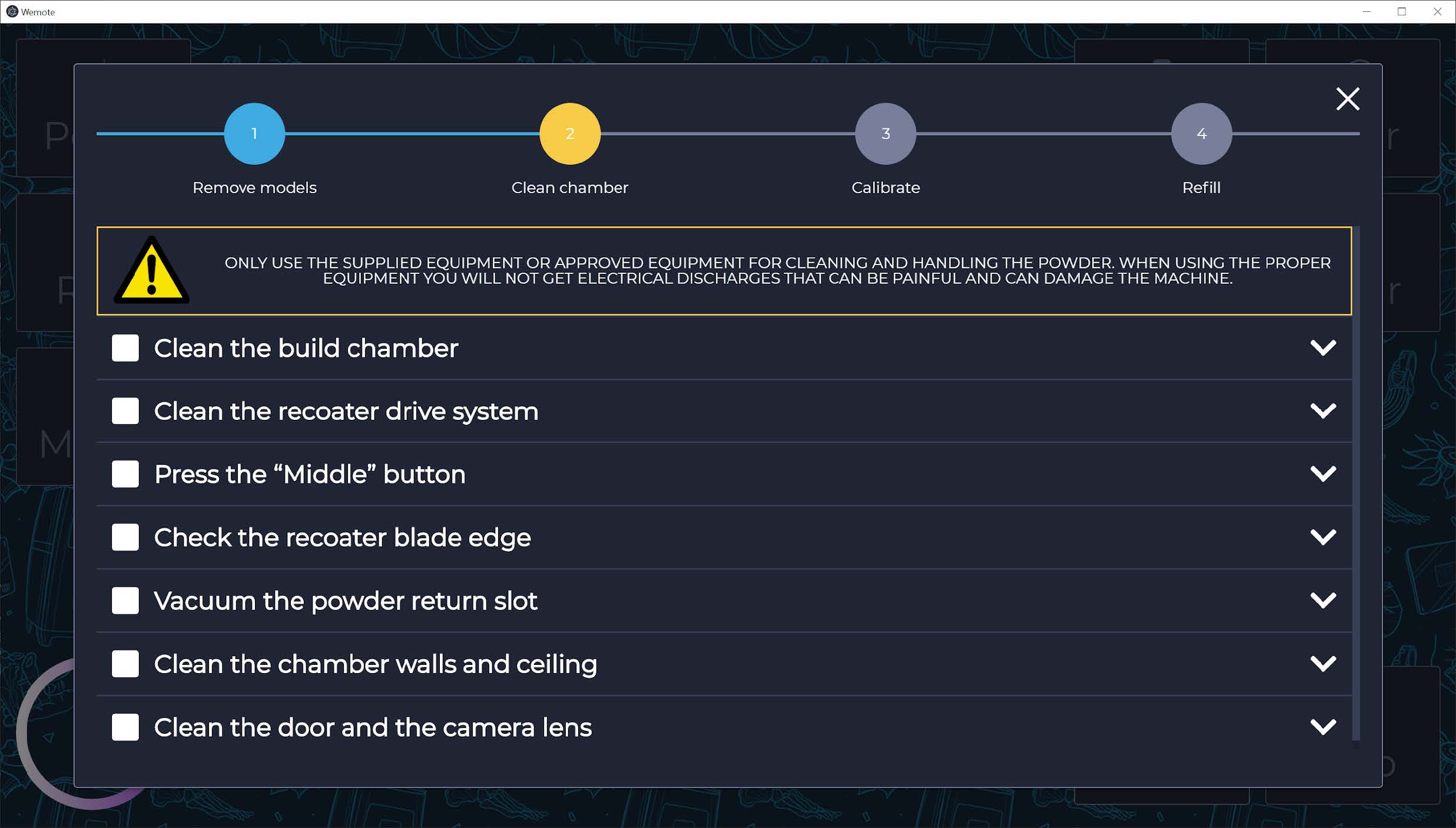 SLS 300 Post-Print Guide