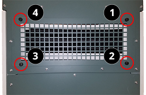 Figure 4 UV Curing Unit 350 Changing Out the Carbon Filter