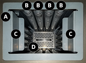 Figure 4 UV Curing Unit 350 Inside the Unit