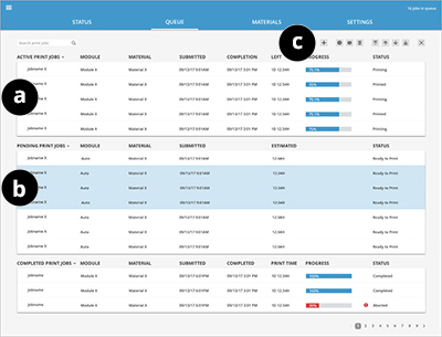 Figure 4 Modular Add a Job to the Print Queue via USB