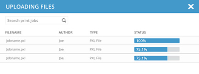 Figure 4 Modular Add a Job to the Print Queue via USB