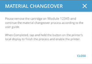 Figure 4 Modular Material Changeover