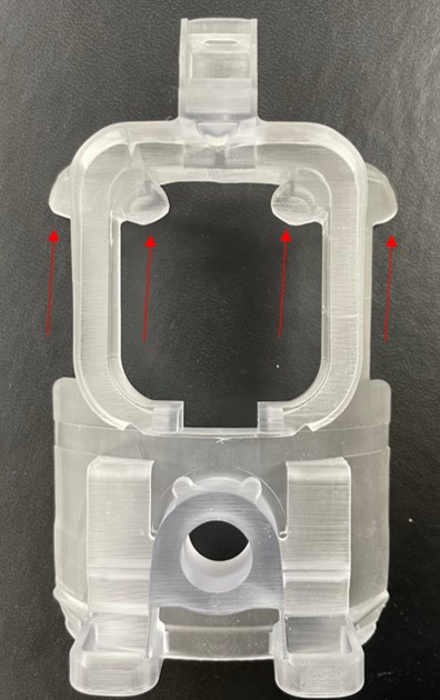 Figure 4 TOUGH CLEAR Overhangs and Self-Supporting Angles