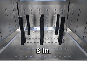 Part Placement in the Curing Chamber