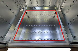 Part Placement in the Curing Chamber
