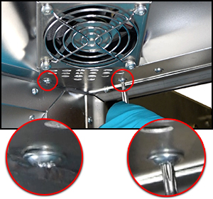 Remove LED Shipping Brackets (Optional)