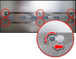 Remove LED Shipping Brackets (Optional)