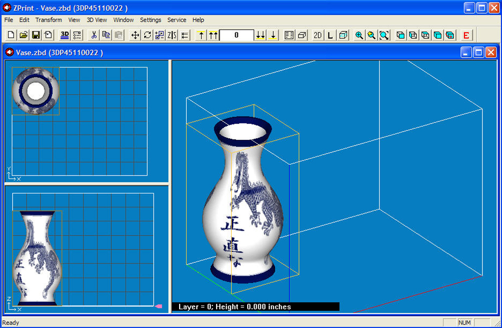 ProJet CJP x60 3DPrint Parts Containing Cylindrical Features