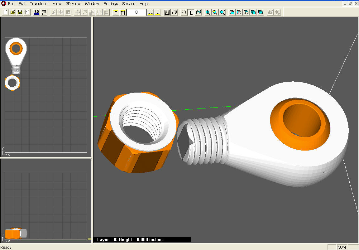 ProJet CJP x60 3DPrint Create A Witness Part