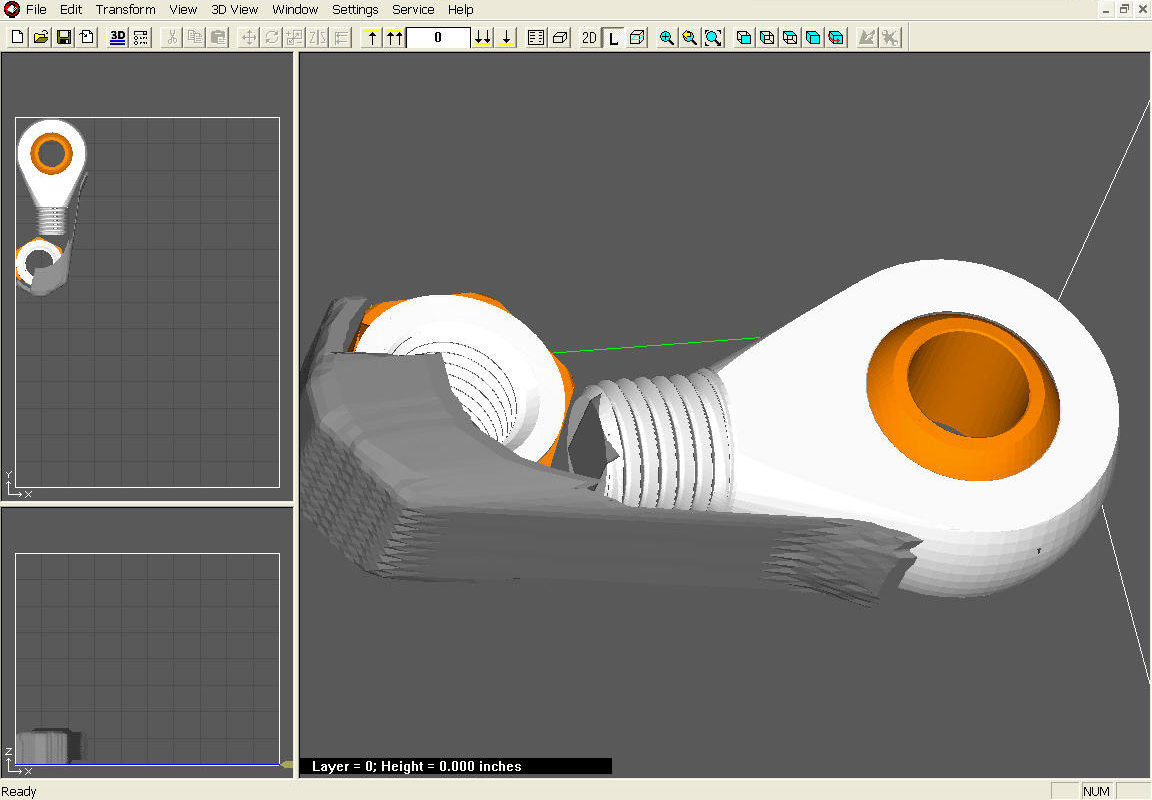 ProJet CJP x60 3DPrint Create A Witness Part