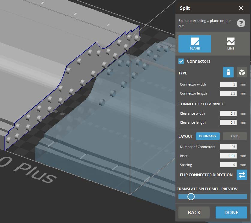 ProJet MJP 2500 Splitting Large Parts using 3D Sprint and Joining with ...