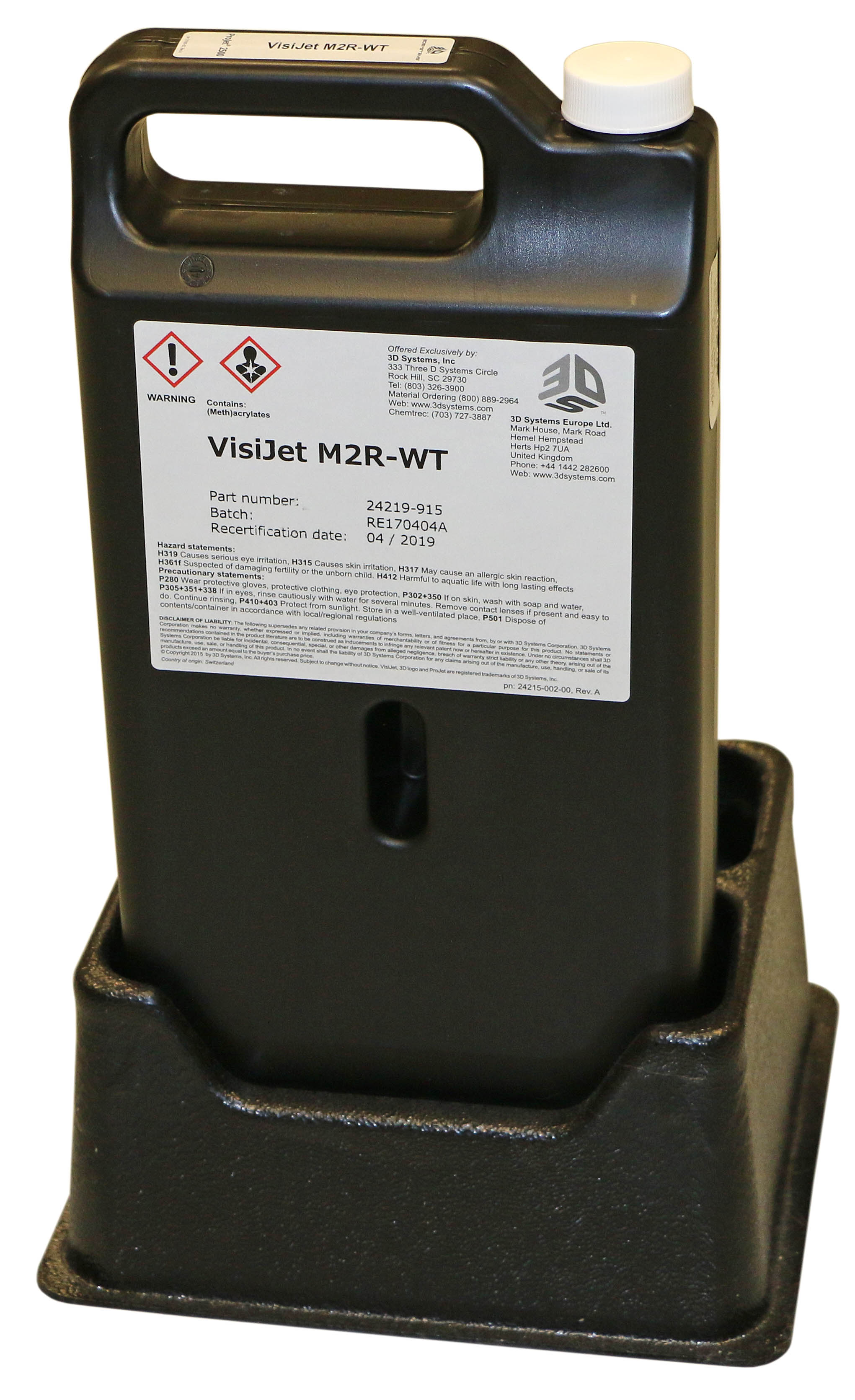 ProJet MJP 2500 Quick Start Important Safety Information