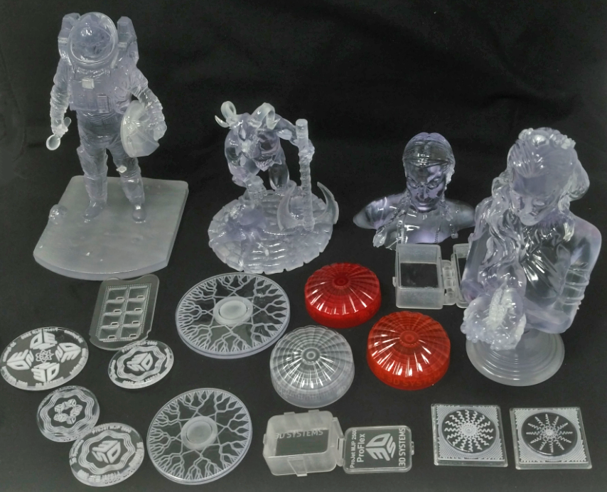 ProJet MJP 2500 Optical Clarity through Post Processing and Clear Coating