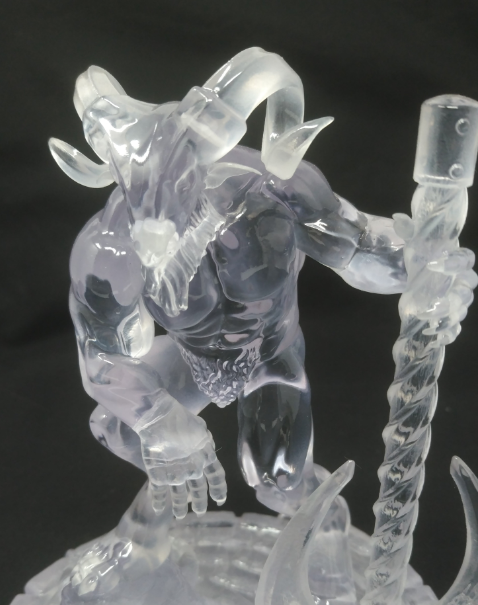 ProJet MJP 2500 Optical Clarity through Post Processing and Clear Coating