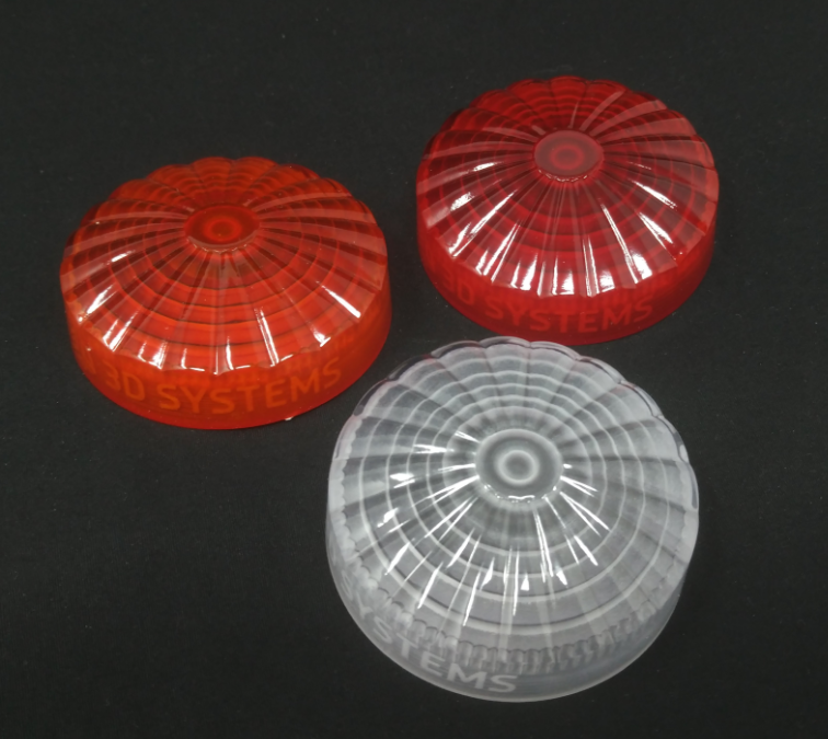 ProJet MJP 2500 Optical Clarity through Post Processing and Clear Coating